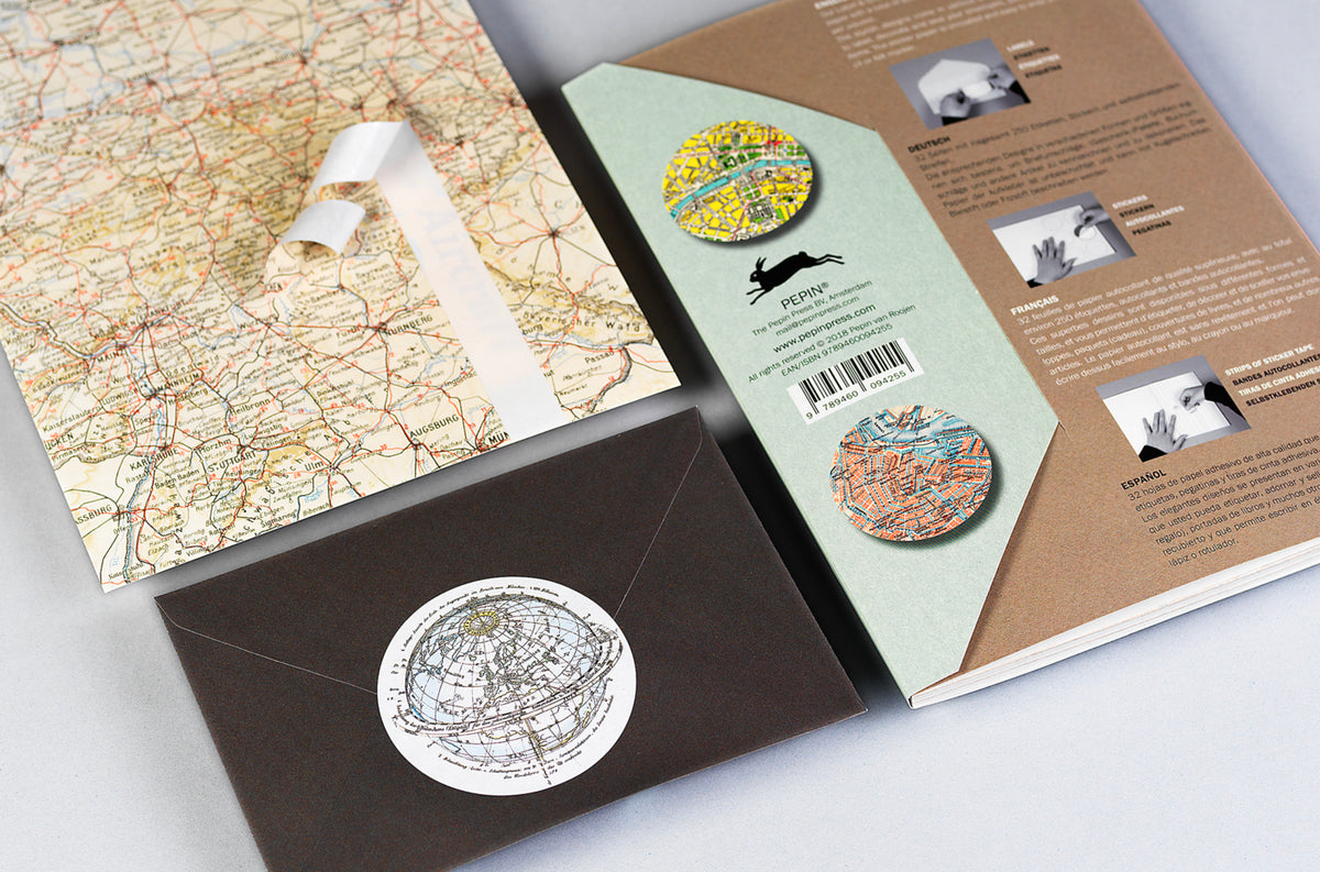 Historical Maps Label & Sticker Book – Princeton University Art Museum ...