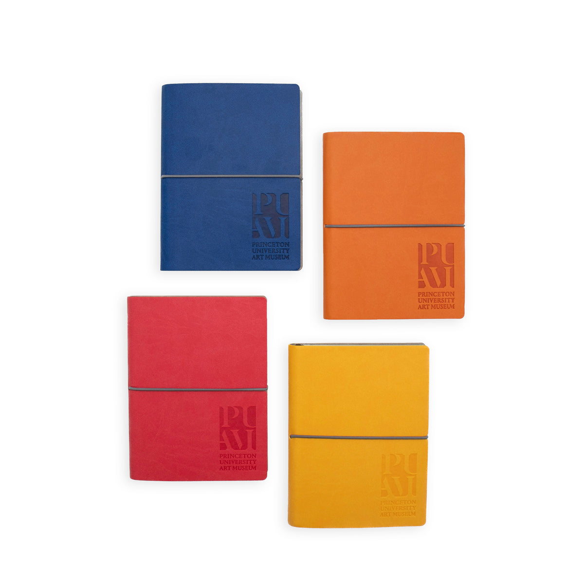 Red Logo Embossed Leather Notebook – Princeton University Art Museum Store