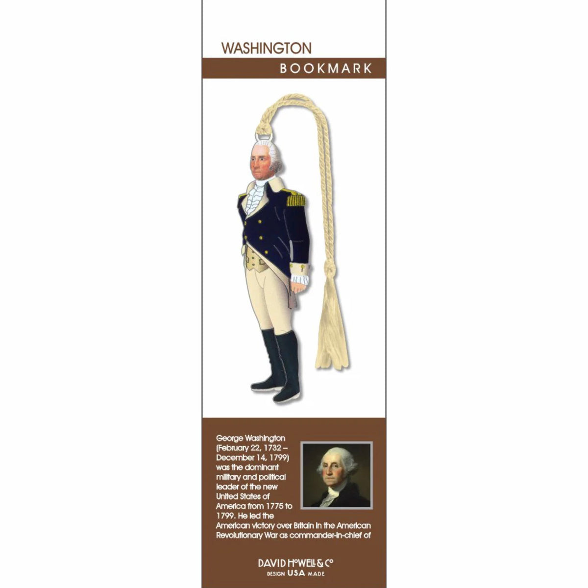 George Washington Metal Bookmark – Princeton University Art Museum Store