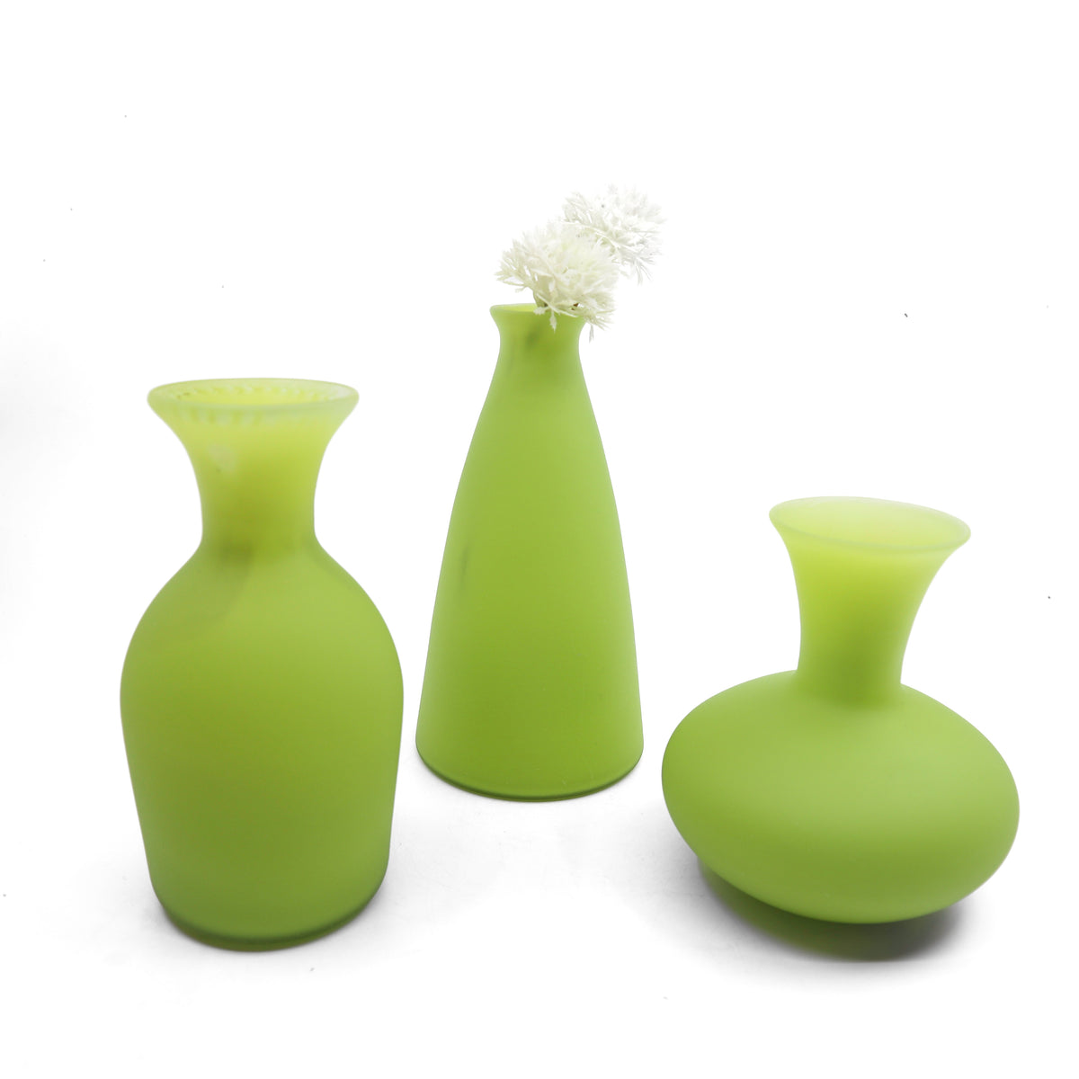 Satin Cone Bud Vase in Lime – Princeton University Art Museum Store